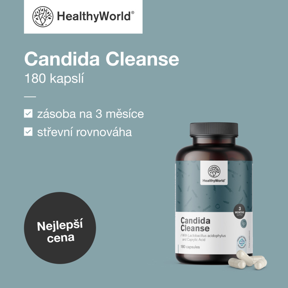 Candida Cleanse, 180 kapslí - FutuNatura.cz