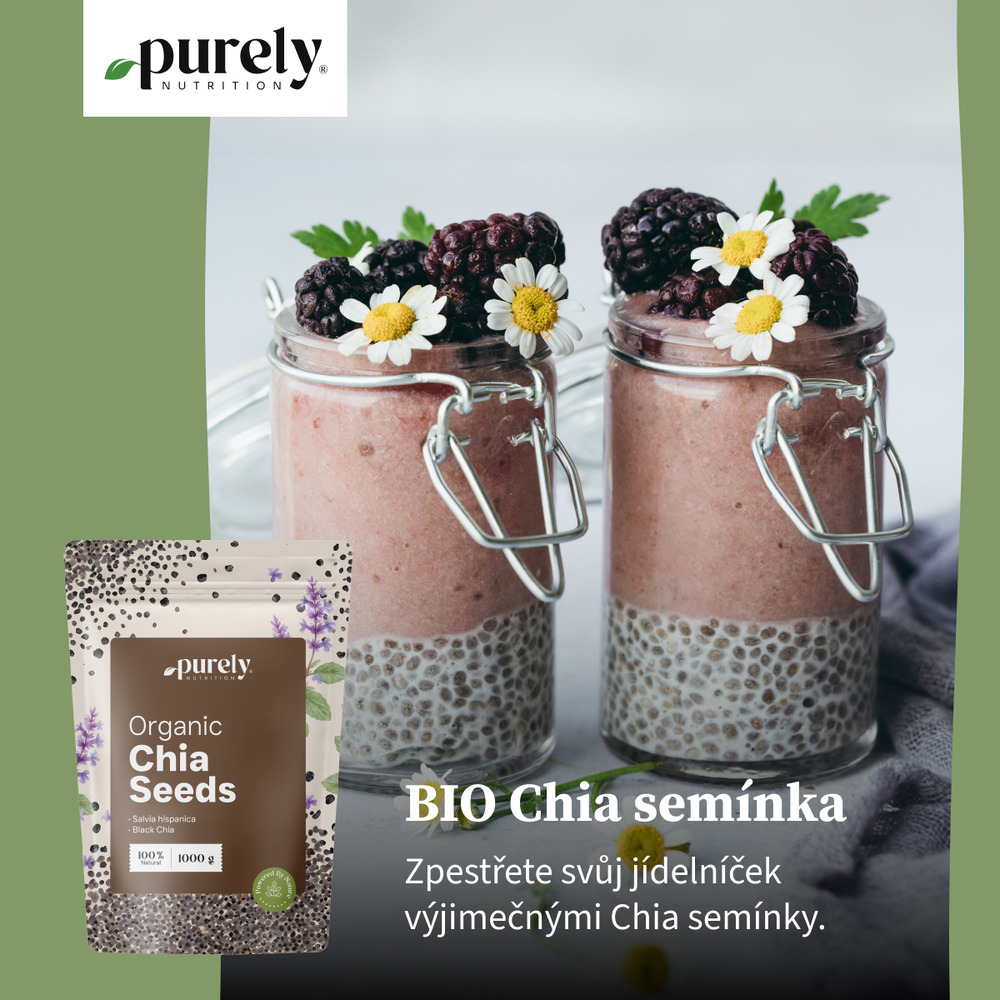 BIO Chia semínka, 1000 g - FutuNatura.cz